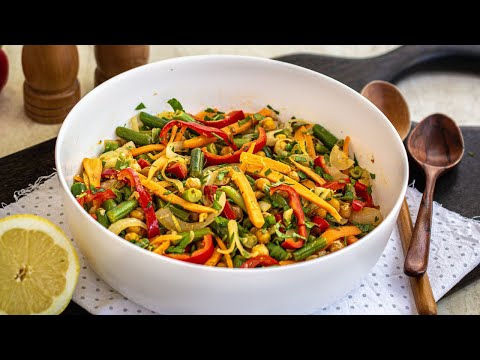 Nu e doar o salată – e MASA PERFECTĂ! Năut crocant + legume 🥗 Salata caldă de post în 20 de minute!