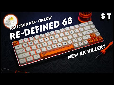 BETTER RK68? Re-Defined 68 Kit Build - Gateron Pro Yellow Cherry Stabs XDA Keycaps | Samuel Tan