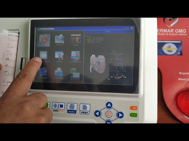 ECG Cable & Machine - ECG600G 6 Channel ECG Machine Importer from Jaipur