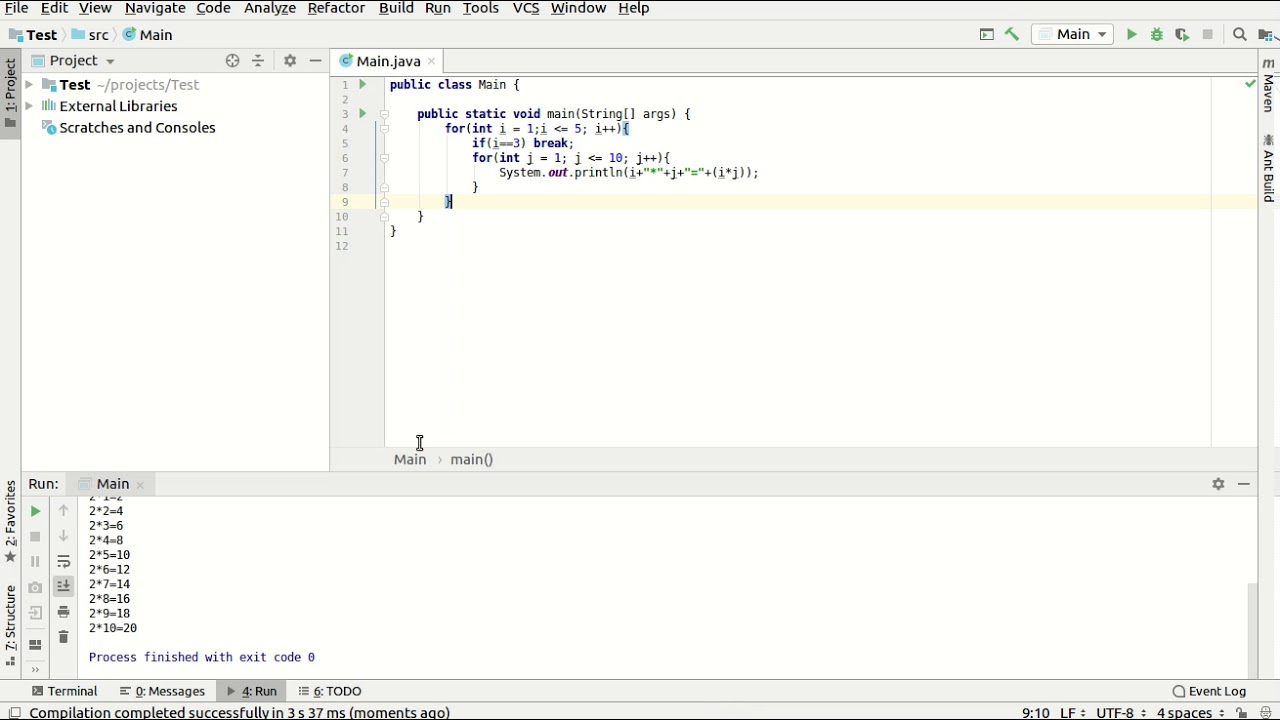 Java Trick | Can we break out of nested loops in Java? | Named loop