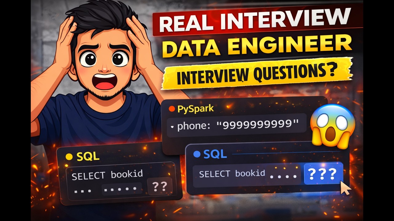 Lloyds Data Engineer Interview: Real Spark + Python + SQL Questions