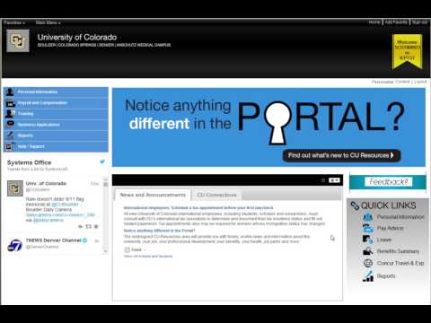 Take a video tour of the new CU Resources area | CU Resources Portal ...