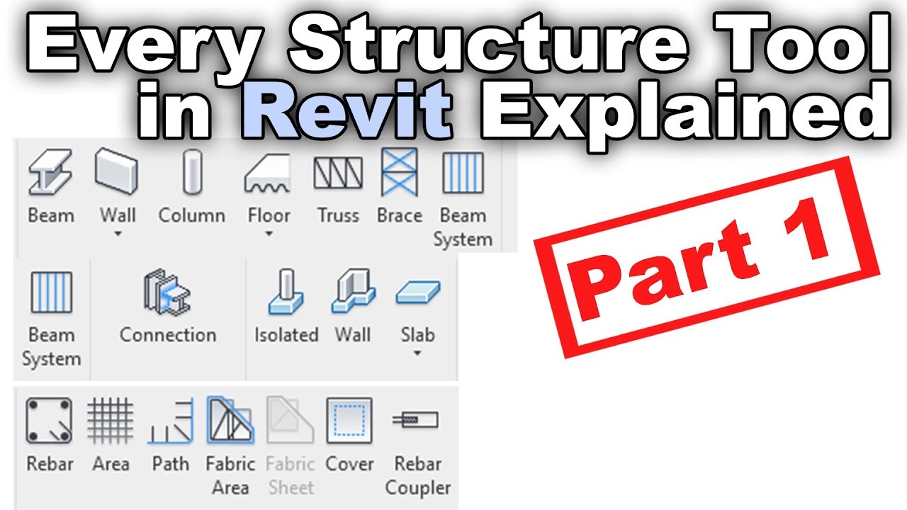 Every Structure Tool in Revit Tutorial   Part 1