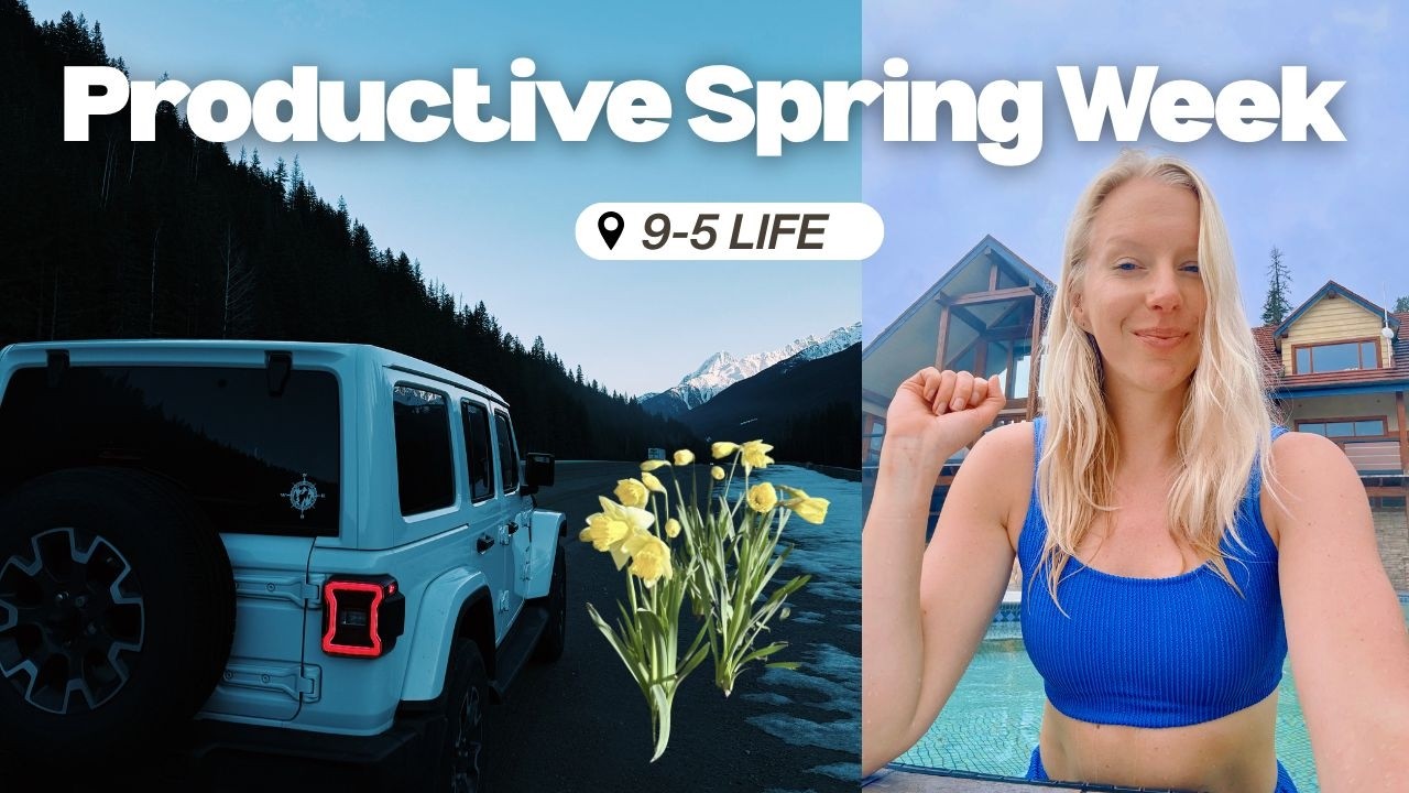 The reality of working from home // Spring Week In My Life