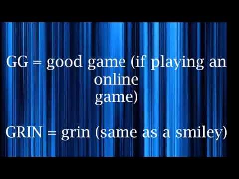 WU? What does mean . . .more meanings of acronyms in chat