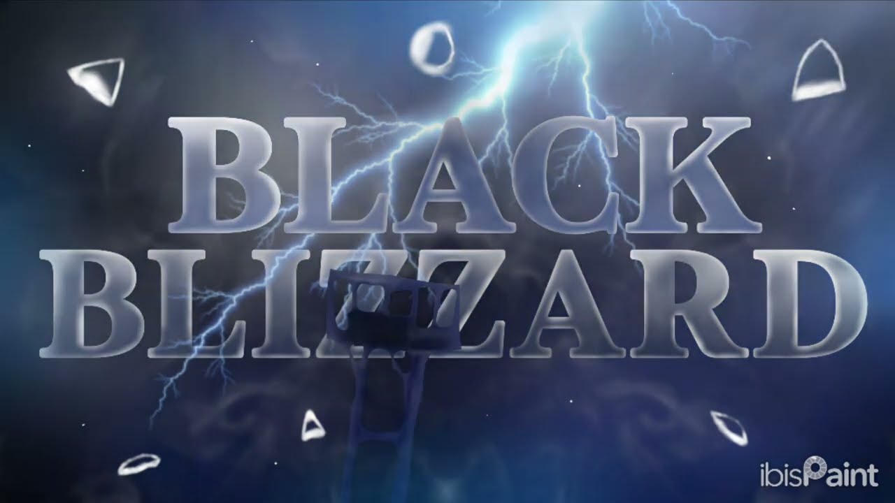 Black blizzard thumbnail | geometry dash thumbnail speed paint 