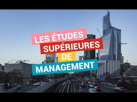 Les études supérieures de management en France