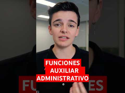 TAREAS de AUXILIAR ADMINISTRATIVO