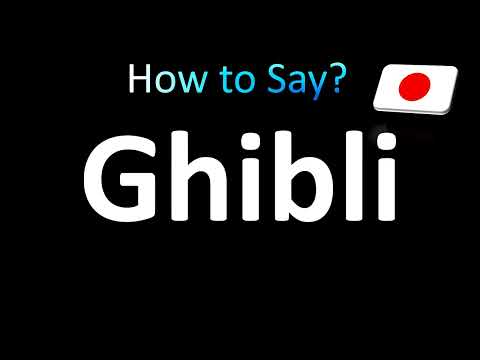 How to Pronounce Ghibli (Japanese)