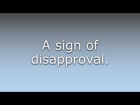 What does Thumbs-down mean?
