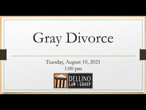 WEBINAR: Gray Divorce