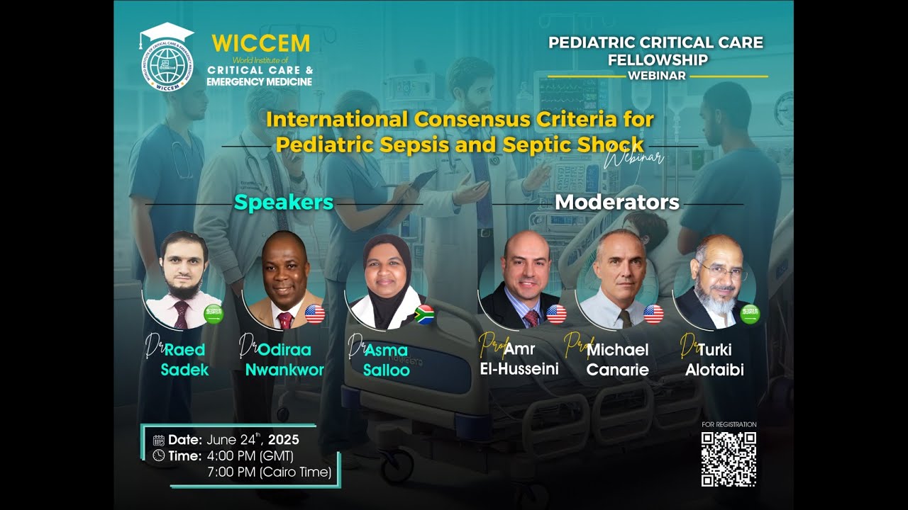 International Consensus Criteria for Pediatric Sepsis and Septic Shock