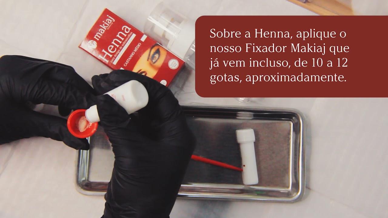 Preparo oficial da Henna Makiaj!