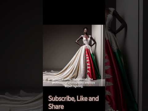 Stunning and Beautiful Wedding Dress#ai #bridal #wedding #zambia