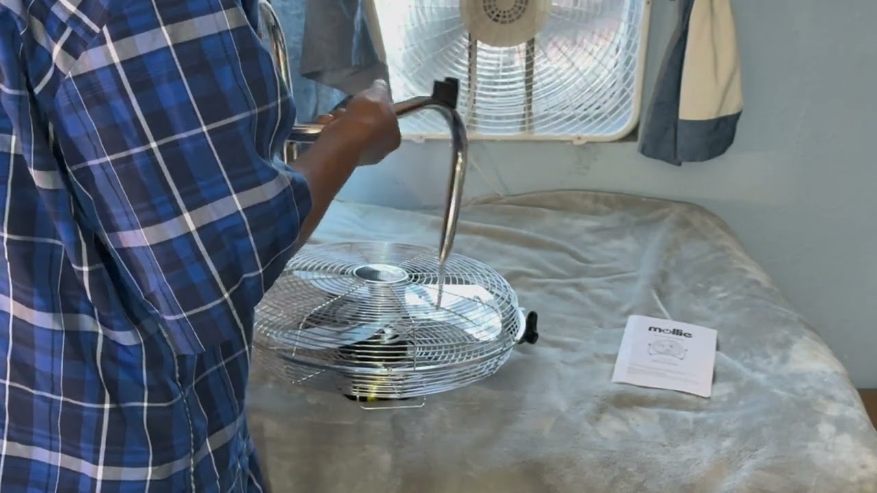 14” Chrome High Velocity Fan