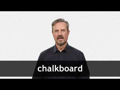CHALKBOARD definition and meaning | Collins English Dictionary