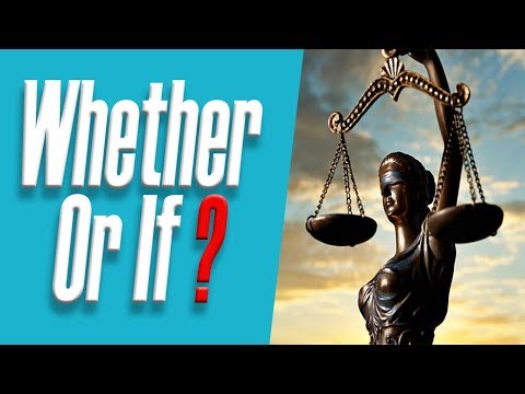 When To Use If Or Whether | Common English Grammar Mistake by ESL Students