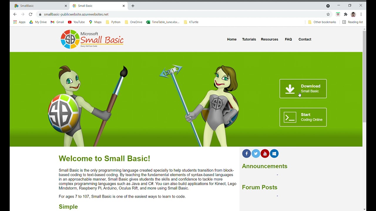 How to download Microsoft small basic