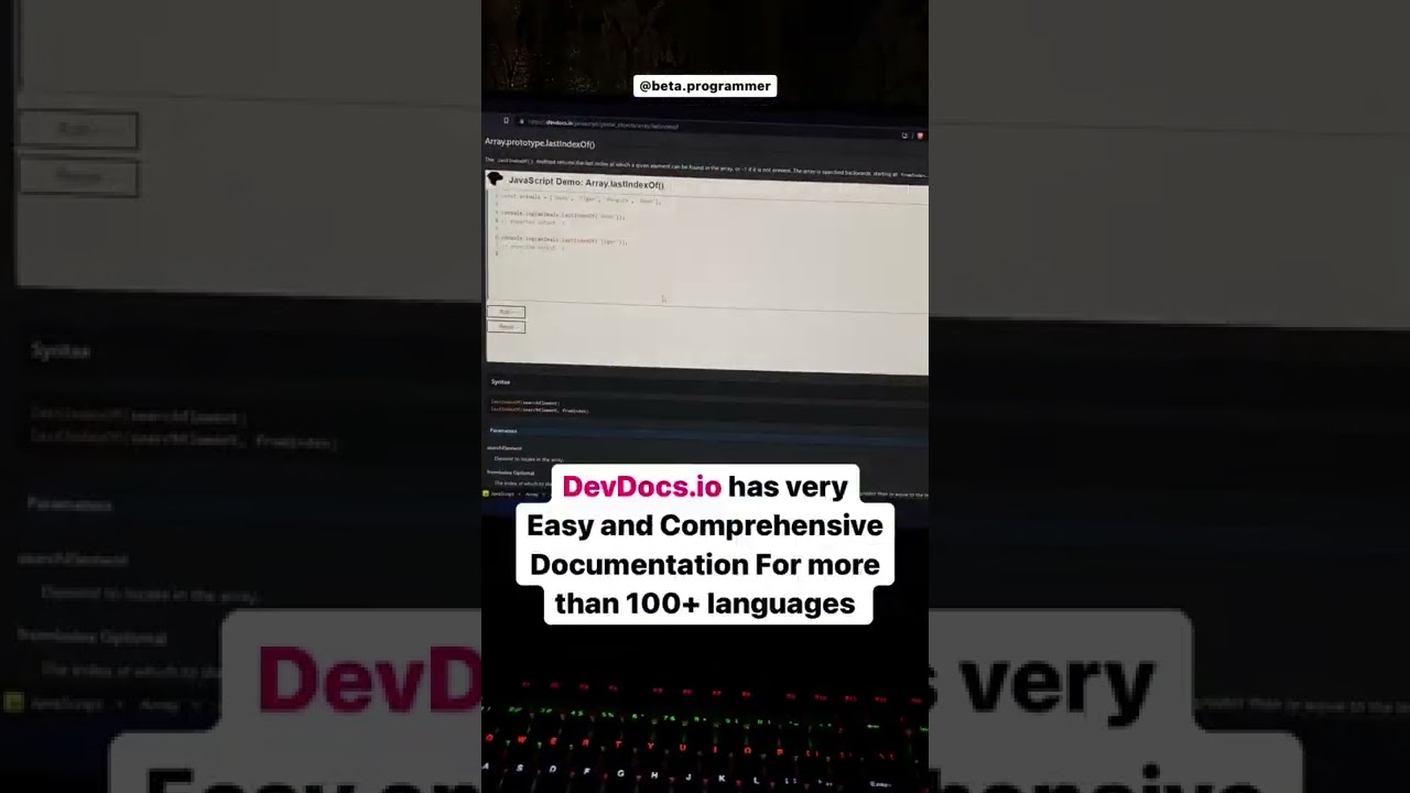 DevDocs is an opensource web application that combines documentation for lots of developer