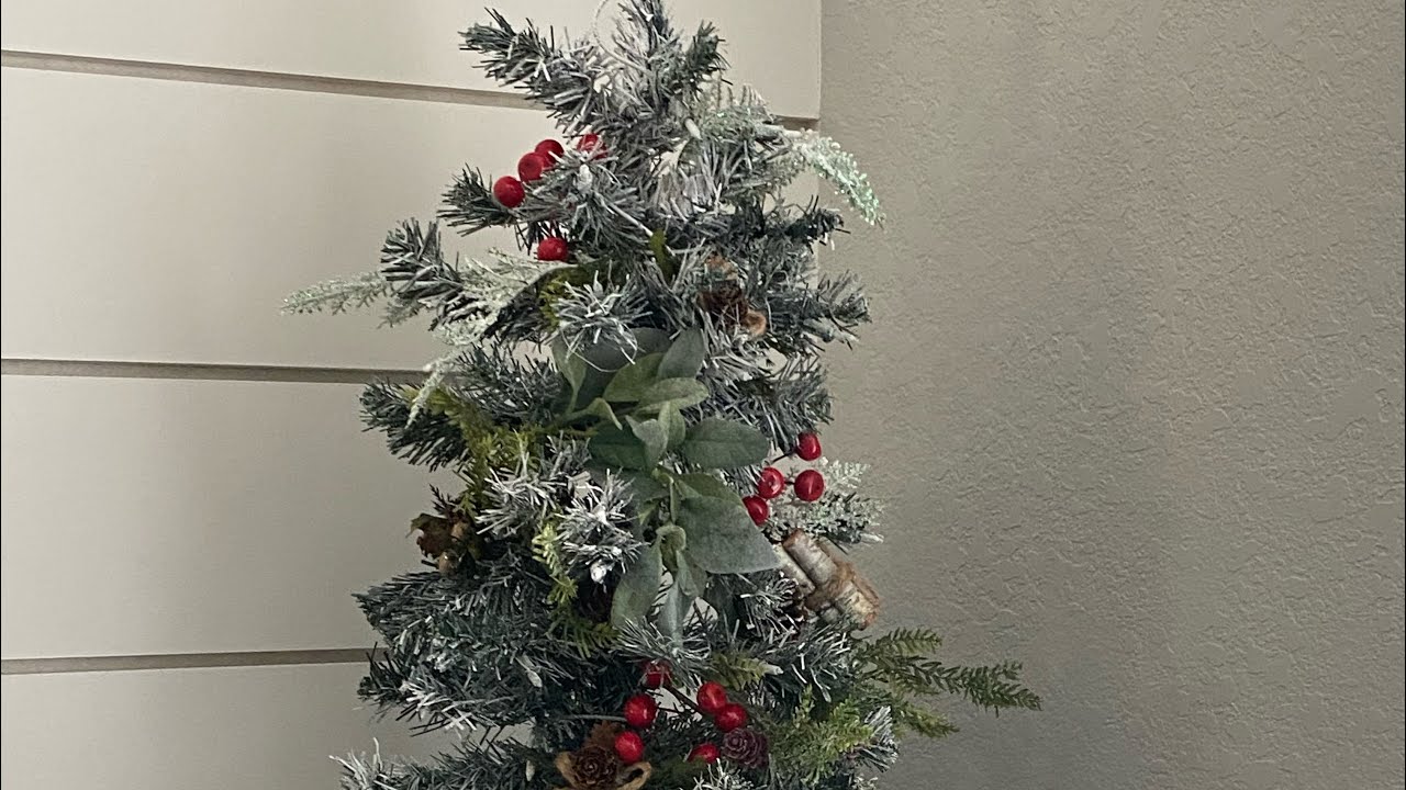 Dollar general Christmas tree makeover
