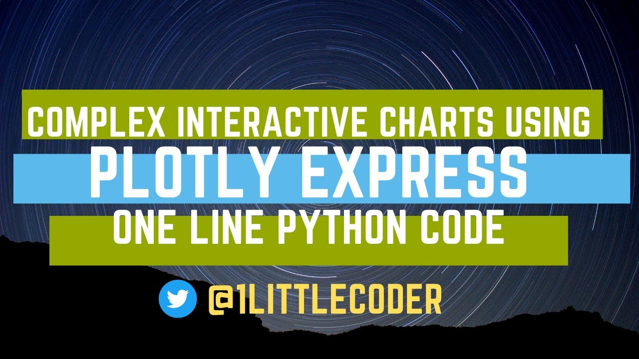 Intro to Plotly Express - Complex Interactive Charts with One-Line of Python Code