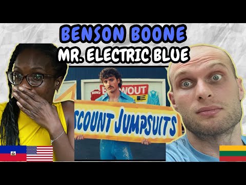 REACTION TO Benson Boone - Mr Electric Blue (Official Music Video) | FIRST TIME WATCHING