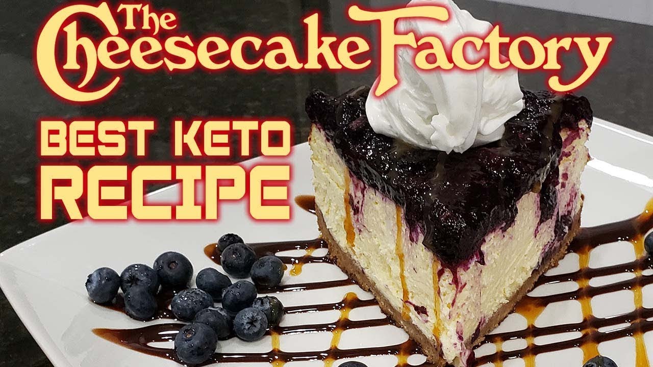BEST Keto Cheesecake Recipe - Includes Blueberries!