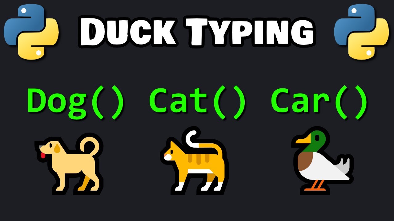 Learn Python DUCK TYPING in 4 minutes! 🦆