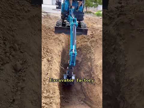 See how deep our excavators dig !#foryou you #fyp #nuoman #miniexcavator #chinese