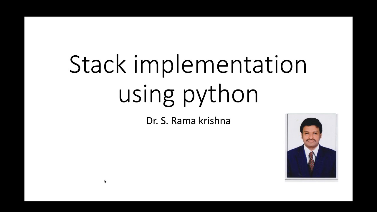 Stack implementation using python | data structure | Linear Data Structures|