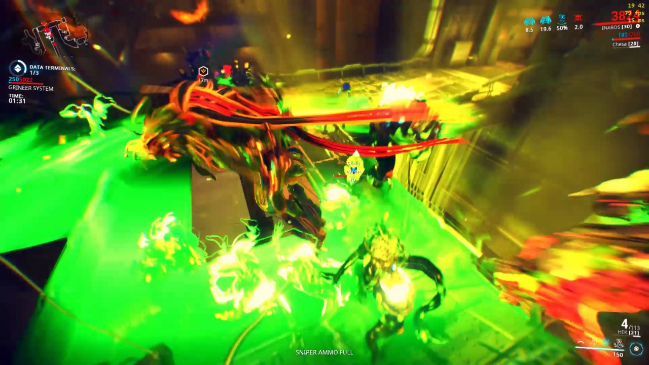 Warframe Invisible Spill