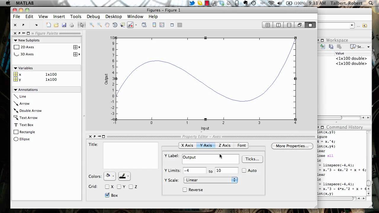 The Plot Tools Window