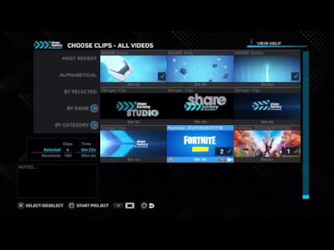 PlayStation 5: How to merge videos together using PS5 ShareFactory