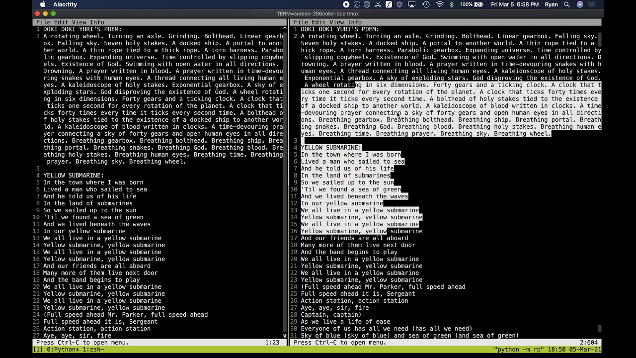 Prompt Toolkit Pull Request: Better Mouse Support