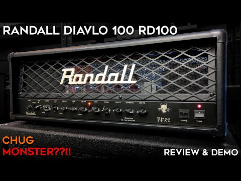 Randall RD100H Diavlo 3-Channel 100-Watt Tube Guitar Amp Head | Reverb