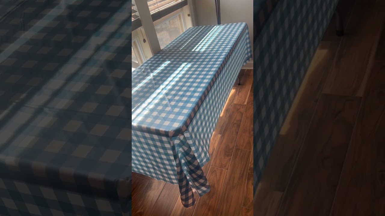 (Honest Review) Checkered Tablecloth