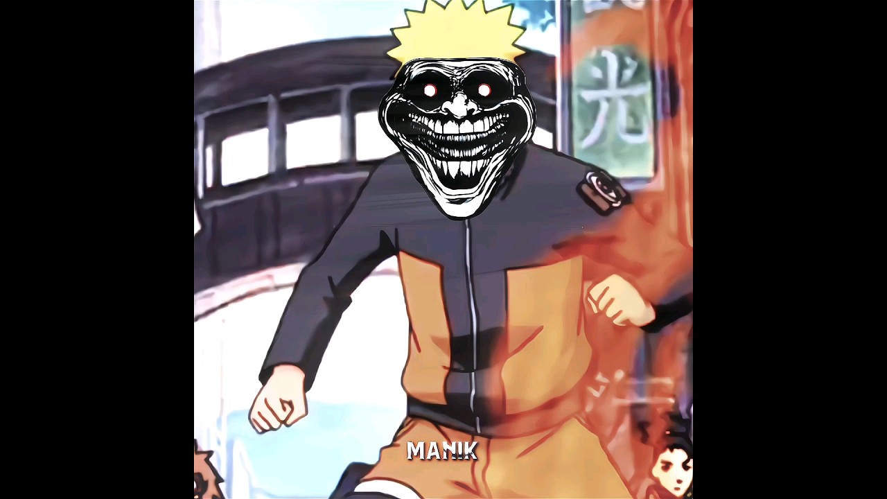 Naruto Troll Face Edit 💀 #naruto #anime #edits