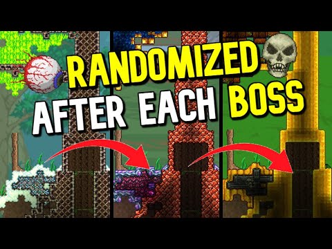 Terraria, But the Blocks Keep Getting Randomized...