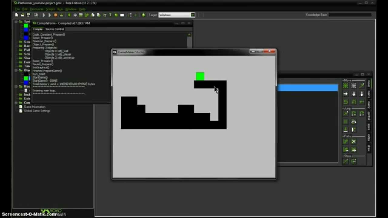 Game Maker Studio Platformer Tutorial [2] Power Ups!!
