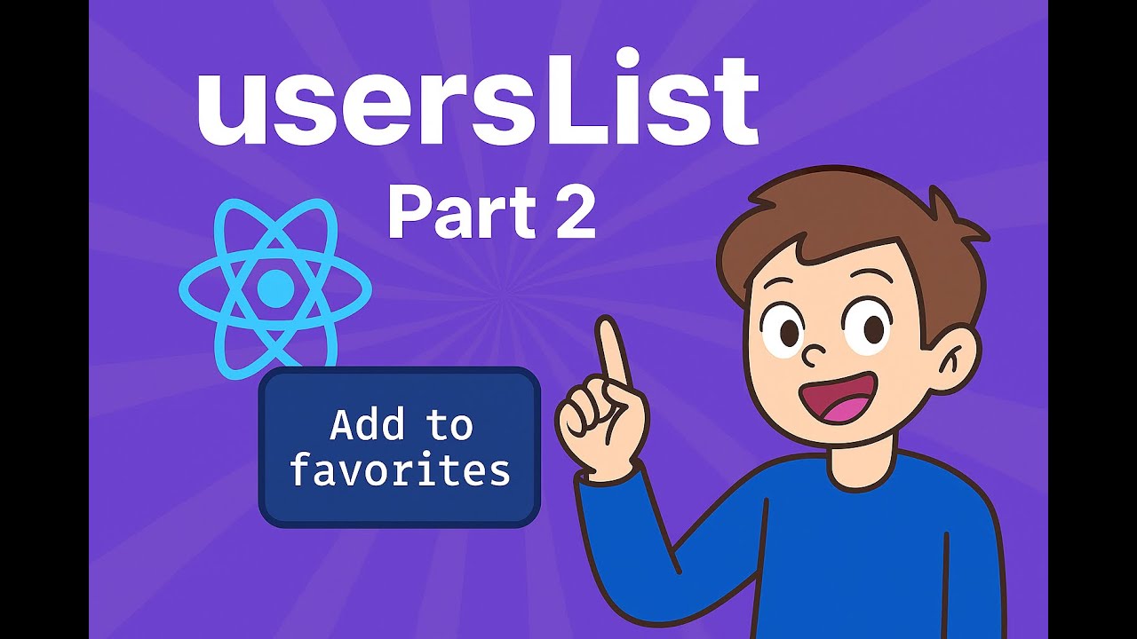 React Users List — Favorites & Filtering (Part 2)