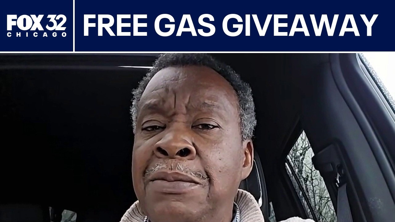 Chicago businessman Willie Wilson gives away free gas, groceries