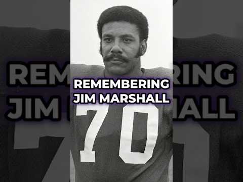 Remembering The Career Of Jim Marshall #nfl #nflnews #shorts