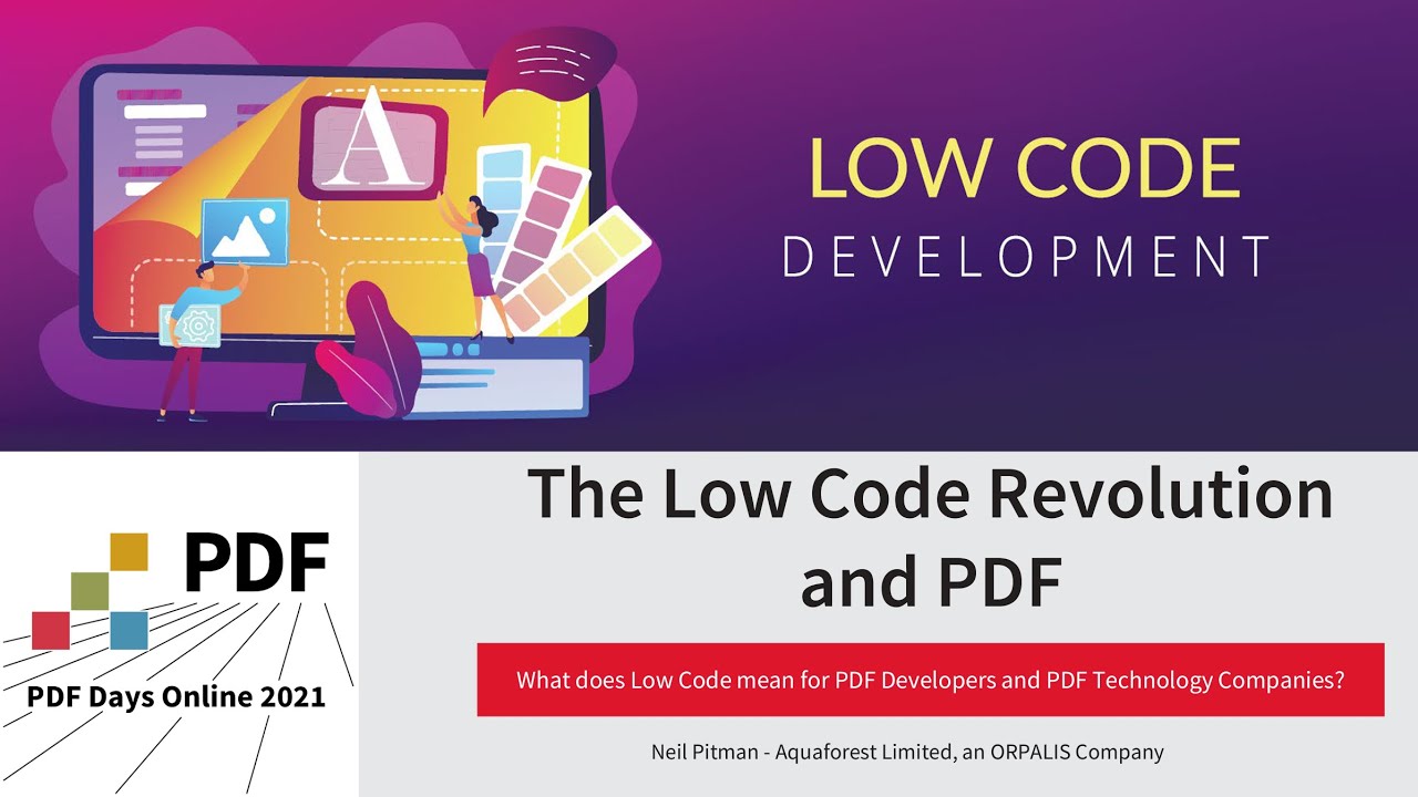 The Low Code Revolution and PDF
