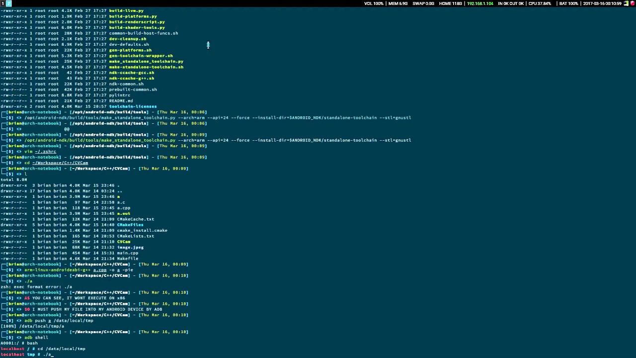Cross Compiling C++ from an x86 to Android ARM
