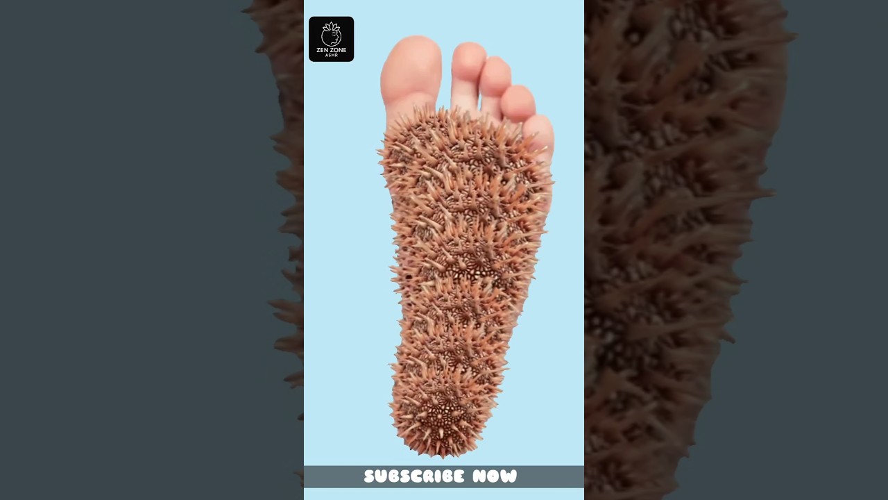FOOT DEEP CLEANING | ASMR ANIMATION | ASMR TREATMENT VIDEO #asmr #animation #shorts #shortvideo