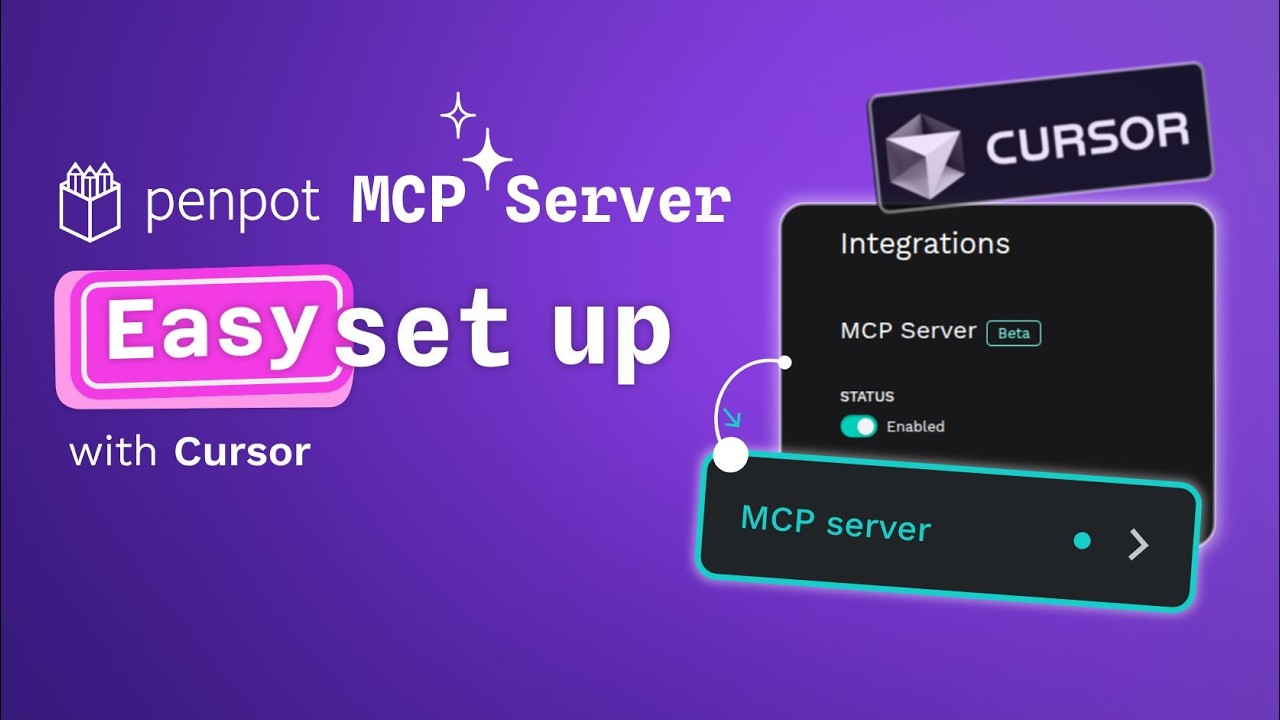 Penpot MCP Server Remote Setup in 1 Minute | Cursor