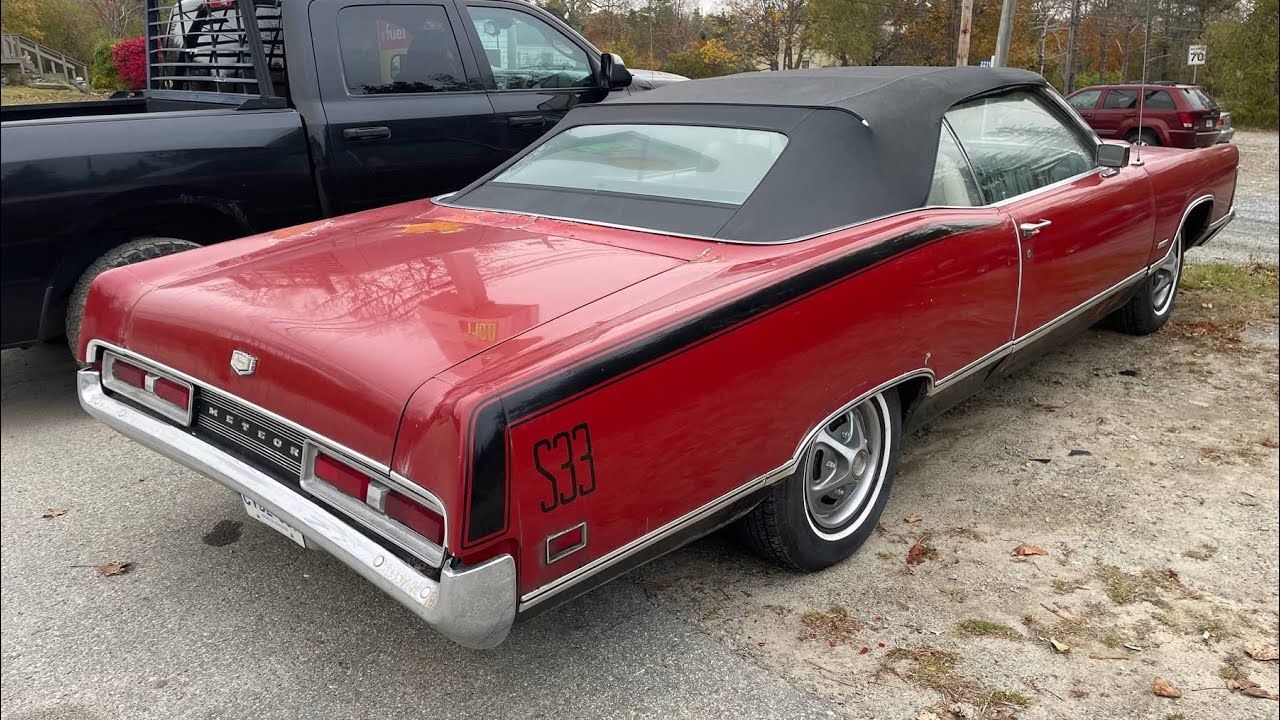 Ultra Rare Cars: 1970 Mercury Meteor S33 Convertible Was Sporty and Canadian!