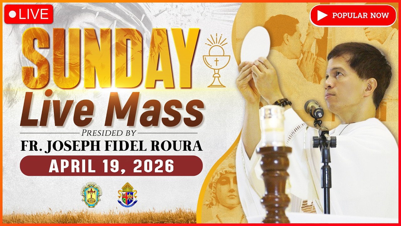 SUNDAY FILIPINO LIVE MASS TODAY ONLINE II APRIL 19, 2026 II FR. FIDEL ROURA