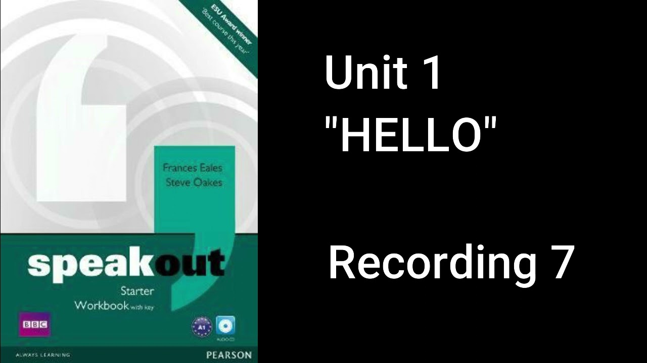 Speak Out Starter Workbook Audio Tapescripts