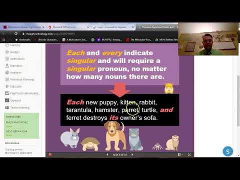 Pronoun-Antecedent Agreement Notes